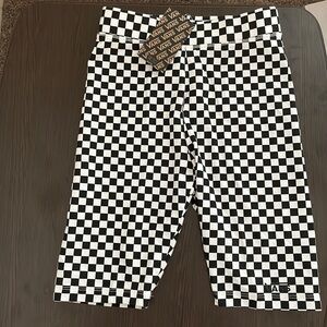 Vans | Shorts | Vans Flying V Checkered Biker Shorts | Poshmark